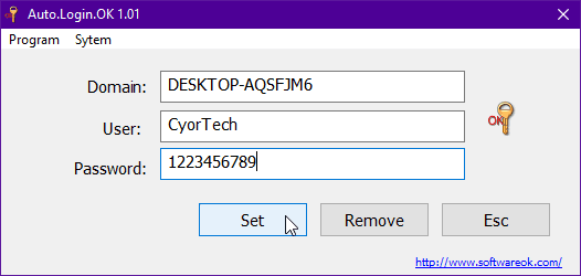 Bypass User Password Prompt On Windows Start • CyorTech